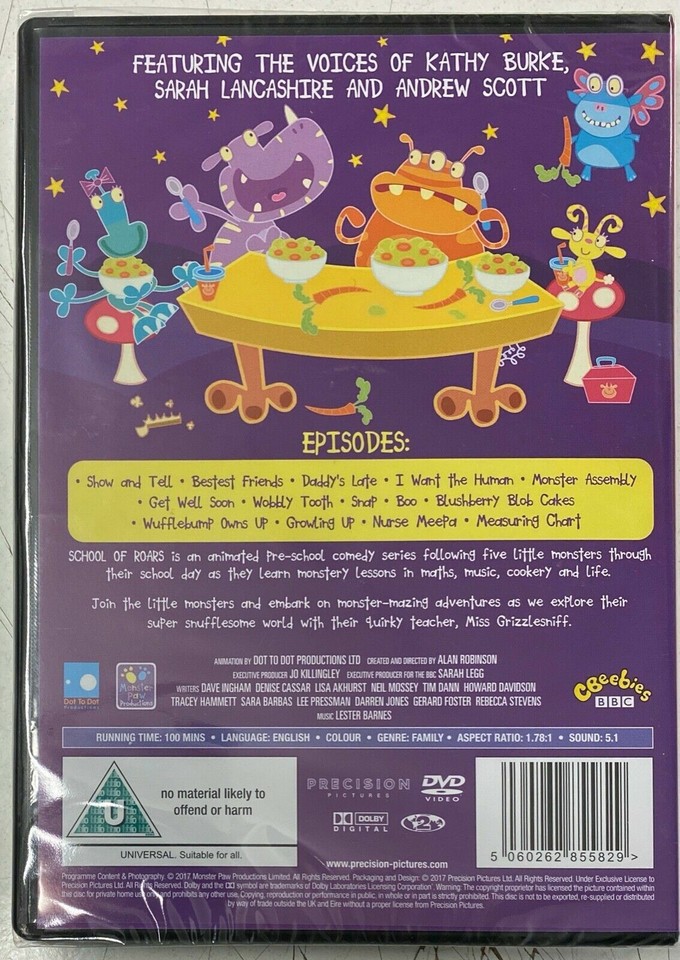 School Of Roars: Growling Up And Other Stories [DVD] New Sealed | eBay