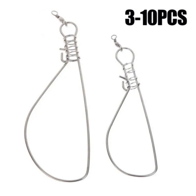 Fishing Stringers Clip Stainless Steel Snaps Fish Lock Holder for Kayak ...