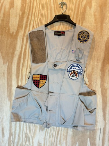 Vtg 10-X Size 40 Sportsmen Hunting Skeet Clay Gun Shooting Vest w ...