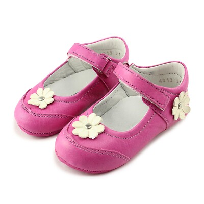 Minimen Girls Pink Prewalker Leather Shoes (Orthopedic Support) Made in ...