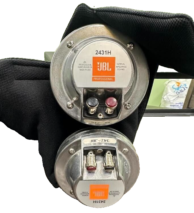 (2) JBL 2431H COMPRESSION DRIVER AND HORN FLARE (THS) | eBay