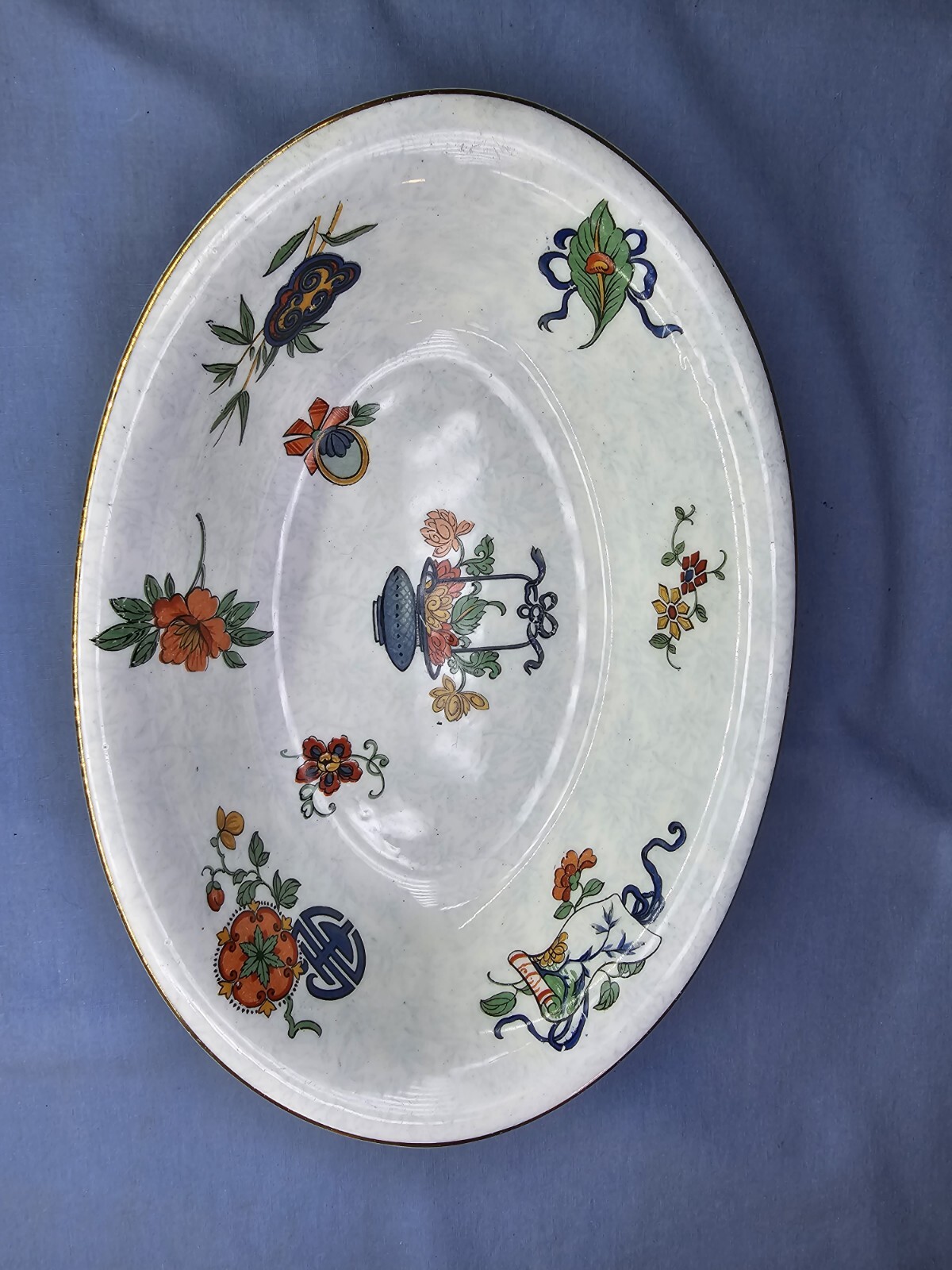 Vintage Bowl Tokio by MADDOCK JOHN & SONS Floral Basket & Ribbon | eBay