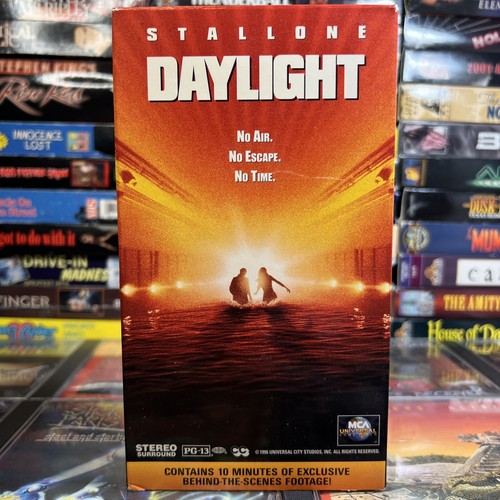 Daylight 1997 VHS Tested Sylvester Stallone Amy Brenneman Viggo ...