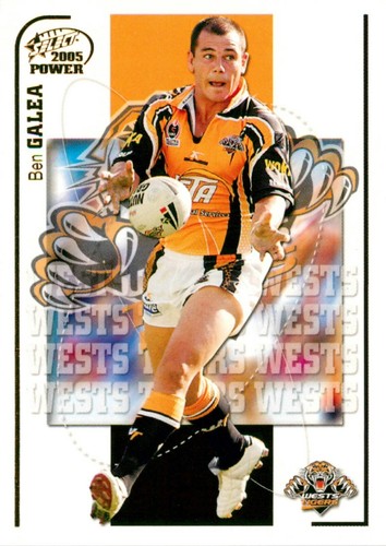 2005 WESTS TIGERS NRL Premiers Card BEN GALEA | eBay