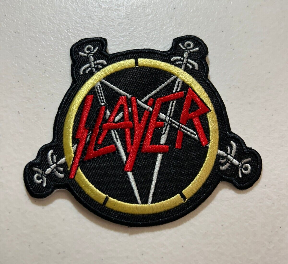 Slayer Music Band Punk Rock Metal Pop Name Logo Embroidered Iron On ...