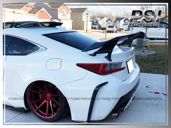 GT Style Carbon Fiber Trunk Spoiler Wing for 2015-2019 LEXUS RCF RC-F ...