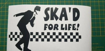 2 Tone Ska'd for life - Skins Reggae Ska - Vinyl Decal Sticker | eBay UK