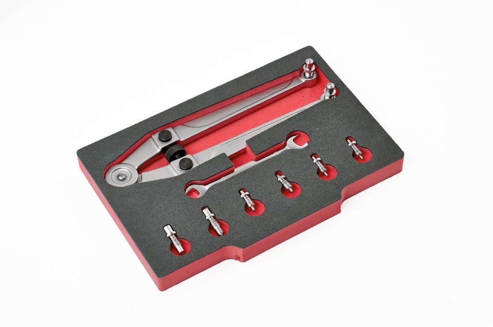 Adjustable Pin Spanner Set Gland Nuts Wrench with top holes, 25/32" – 3 ...