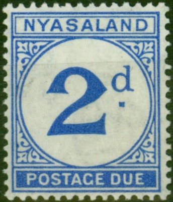 Nyasaland 1950 2d Ultramarine SGD2 Fine MM | eBay UK