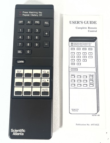 Genuine Vintage NOS Scientific Atlanta Cable Box Remote Control Model ...