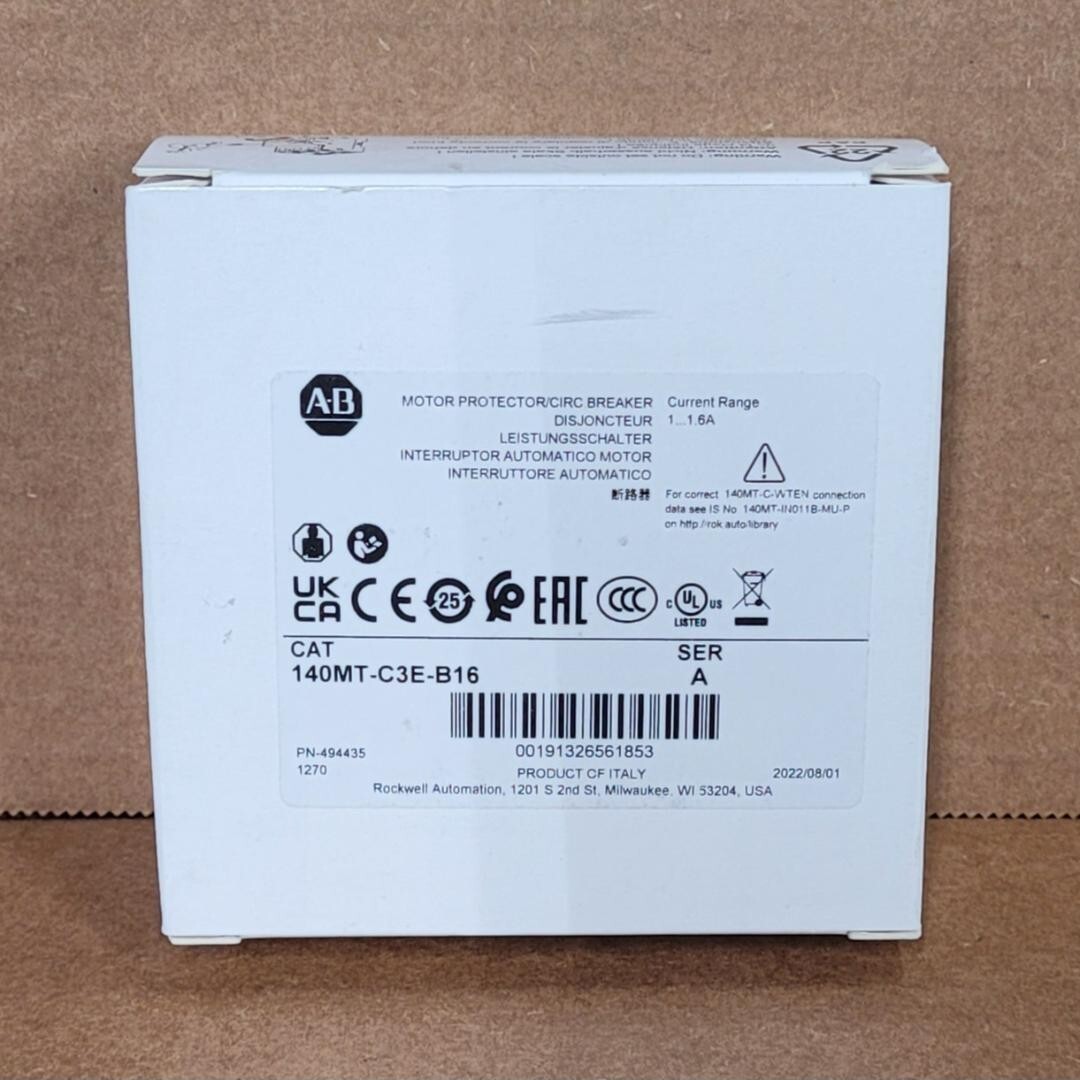 ALLEN BRADLEY 140MT-C3E-B16 Motor Protector / Circuit Breaker | eBay