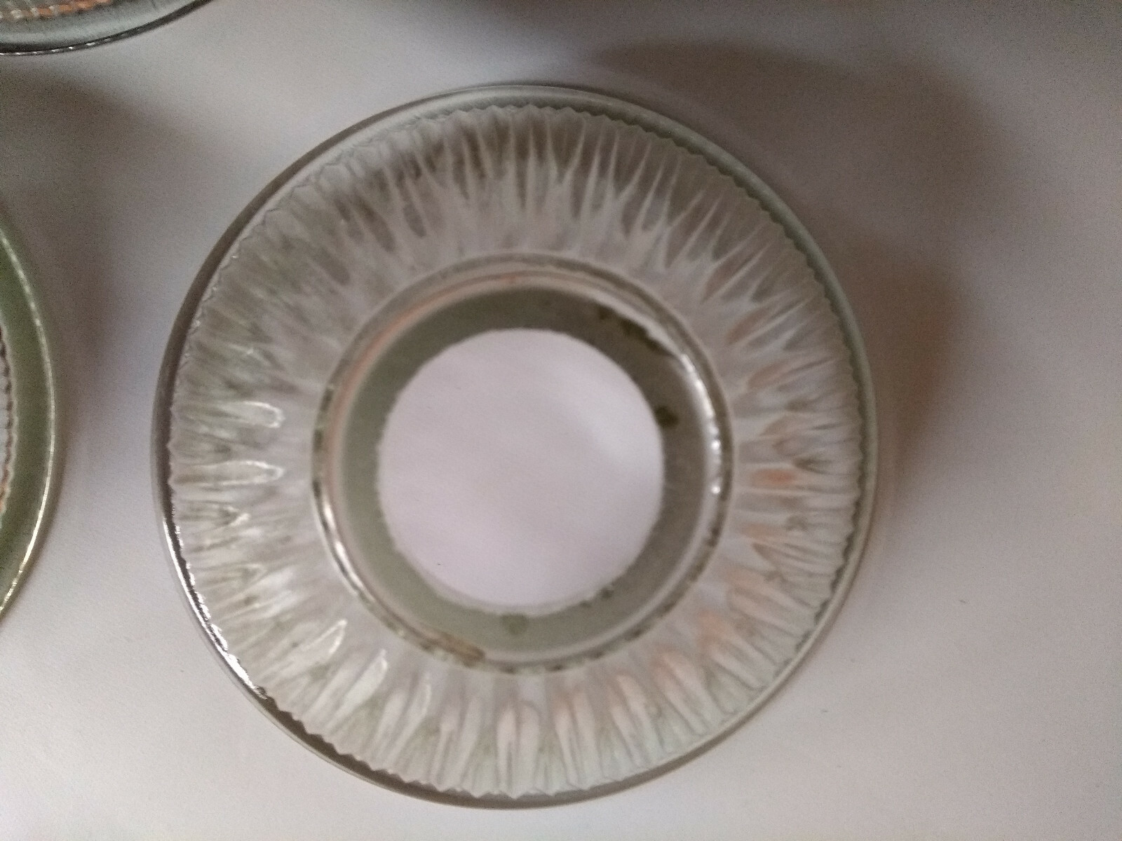 5 Antique Glass Gas Light Lamp Fixture Shades industrial Steampunk Home ...