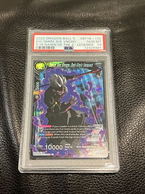2022 Dragon Ball S Demon God Shroom Dark Kings Vanguard BT18-132 Foil ...