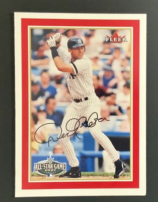 2001 Fleer Skybox Oreo Ritz Card # 2 DEREK JETER New York Yankees All ...