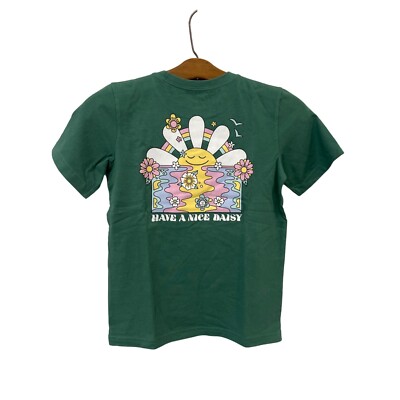 Life Is Good Short Sleeve Crusher Tee Kids Medium Spruce Green Cotton ...