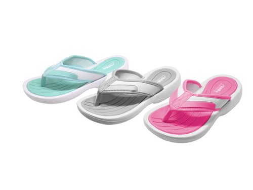 Women Air Balance Flip Flops Sandals Beach 6-11 Mint Gray Pink ABS8090W ...