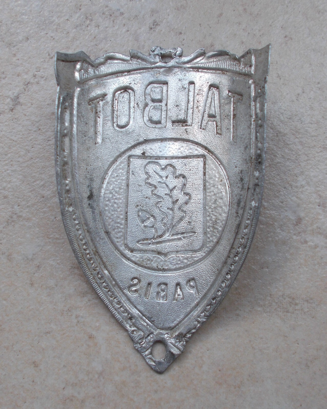 Vintage Cycles TALBOT France Bicycle Head Badge Antique Bike French ...