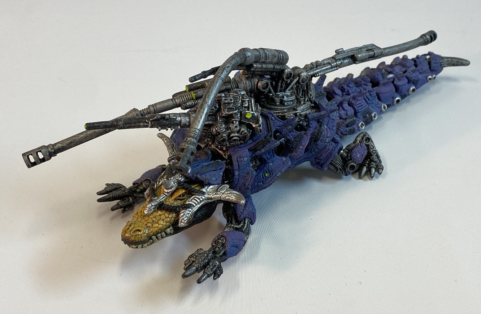 Vintage McFarlane Techno Spawn Steel Trap Figure Cyborg Alligator Armor ...