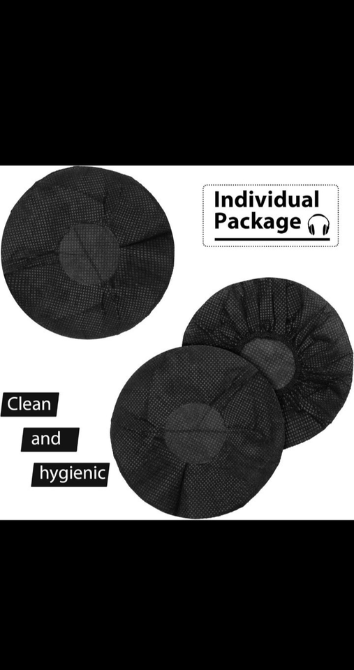 Headphone Ear Covers Disposable Sanitary Non-Woven Stretch Earpad ...