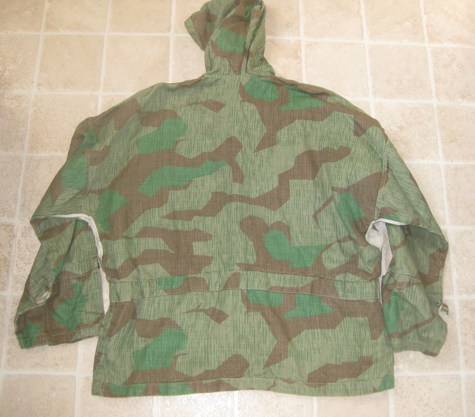 ORIGINAL WW2 GERMAN ARMY HBT SPLINTER CAMO CAMOUFLAGE SMOCK,RARE!! | eBay