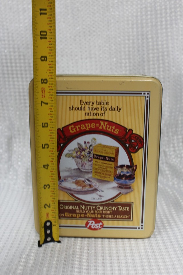 POST GRAPE-NUTS COLLECTOR TIN -REPLICA OF ORIGINAL POST GRAPE NUTS ...