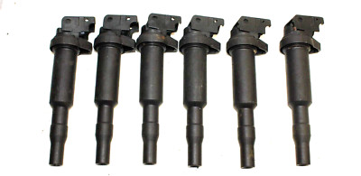 OEM 07-13 BMW 5 X5 E70 328 3.0L N52 ENGINE IGNITION COIL COILS SET OF 6 ...