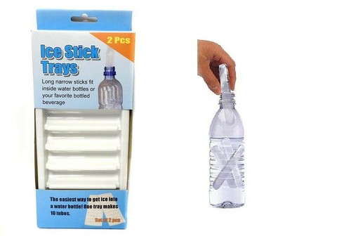 2 Pack Narrow Ice Stick Cube Trays Easy Push and Pop Out for Water ...