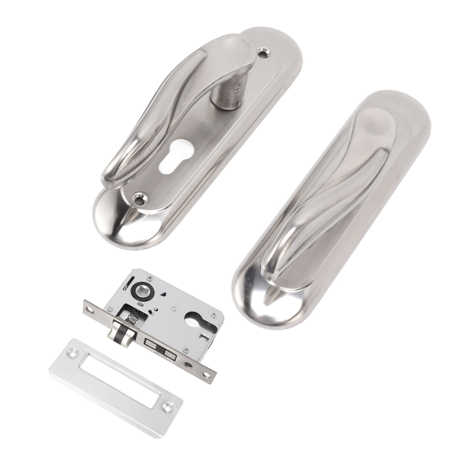 Door Handle Lock Set Impact Resistant Stainless Steel Plate Lock For ...