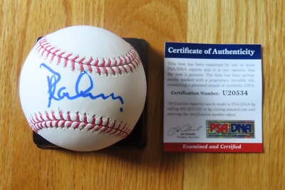 Opera Tenor PLACIDO DOMINGO signed OML Baseball PSA U20534 METROPOLITAN ...