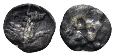 Ancient Greek Obol Coin - Laranda Lycaonia 324-323 BC - Wolf | eBay