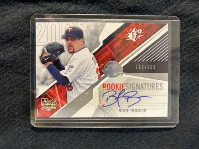 Boof Bonser Certified Autograph Signature Auto Card #719/999 | eBay