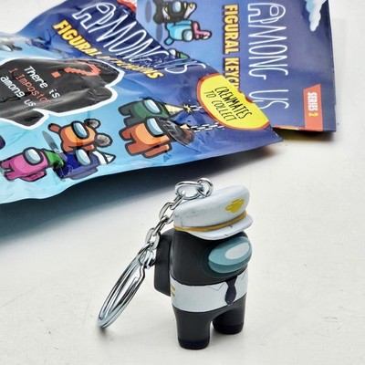 Toikido AMONG US Imposter Keychain Series 2 CREWMATE CAPTAIN Rare ...
