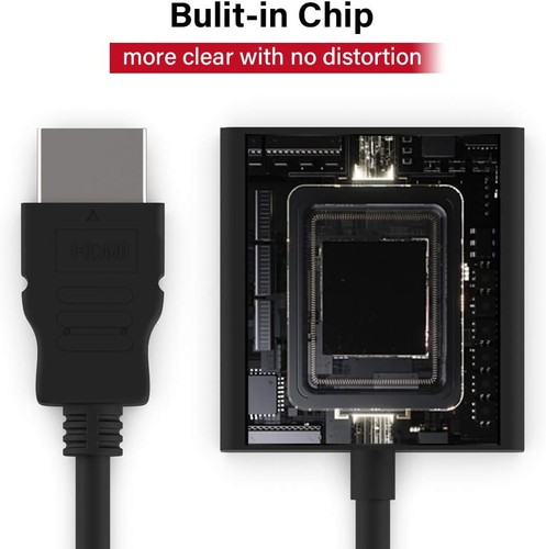 UPGROW HDMI to VGA Adapter Male Female Converter Support black | eBay