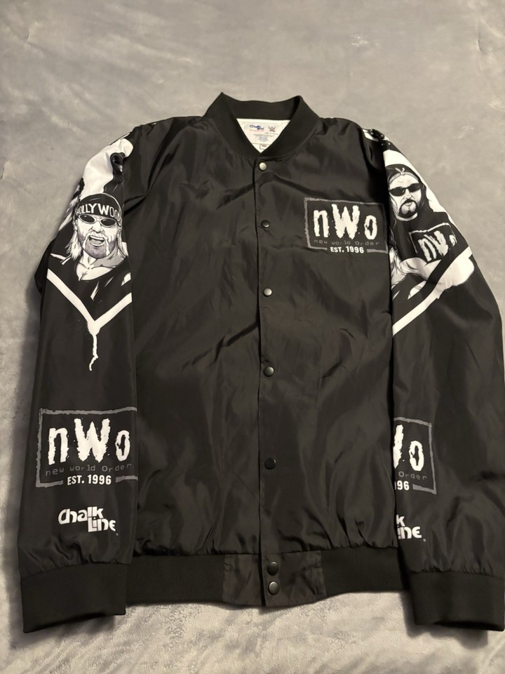 Chalk Line WCW NWO Hogan OUTSIDERS Fanimation jacket 3XL WWE Hall Nash ...