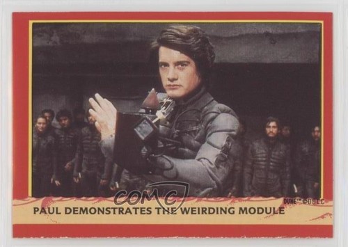 1984 Fleer Dune Kyle MacLachlan Paul Demonstrates the Weirding Module ...