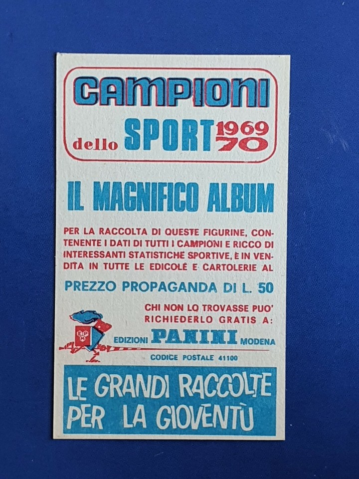 Sticker Joe Frazier Panini Campioni Sport 1969 70 #361 mint condition ...