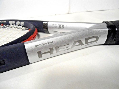 HEAD Ti.S5 XtraLong Tennis Racquet Comfort Zone Titanium Racket Grip ...