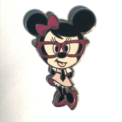 Disney Pin *Nerds Rock* Mini Pin Collection - Cute Nerd Minnie w ...