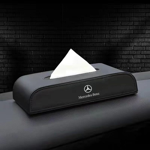 Car Leather Tissue Box Rest Napkin Box Suitable for Mercedes Benz AMG ...