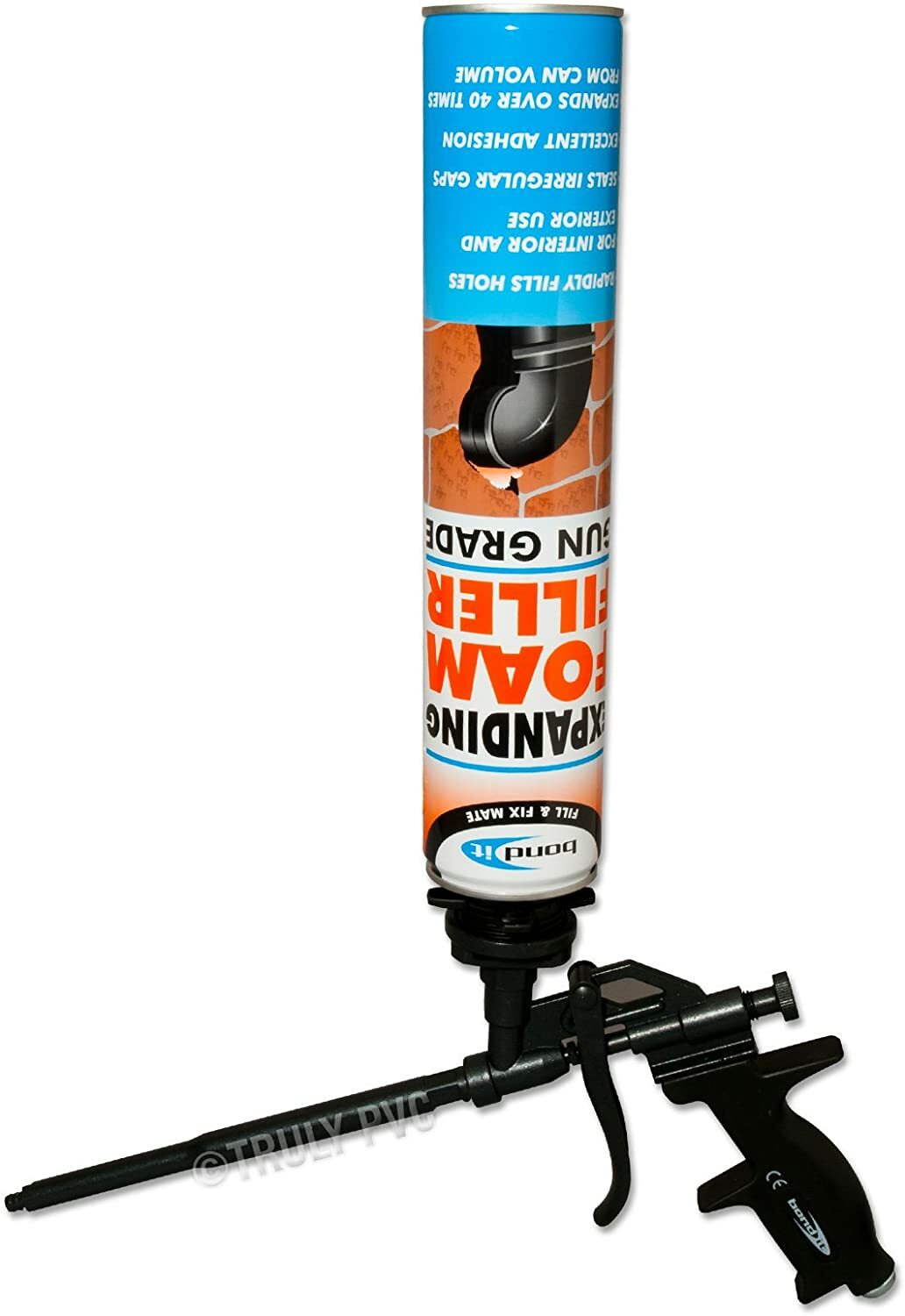 Bond It Professional Expanding Foam Gun Heavy Duty Non Stick Applicator ...