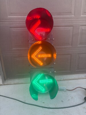 McCain Traffic Supply Three Light Signal Arrows Red Yellow Green Large ...