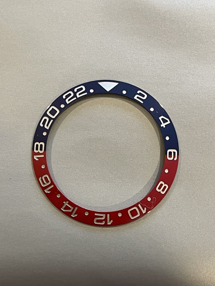 Ceramic Bezel Insert Fits 40mm 116710 Rolex GMT Master II PEPSI Blue ...