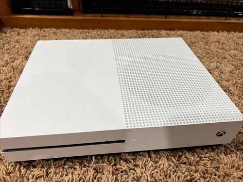 Microsoft Xbox One S Console ONLY Disk Edition 1TB 1681 White No ...