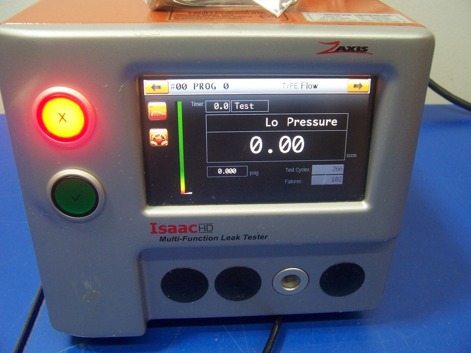 14808 Zaxis Isaac HD-PF multi-function leak tester 2 PSI pressure | eBay