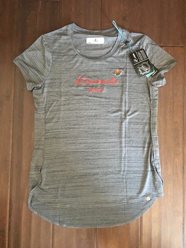 Minnesota Wild NEW Womens Large Lux Cursive Active Tee . NHL Hockey NWT ...