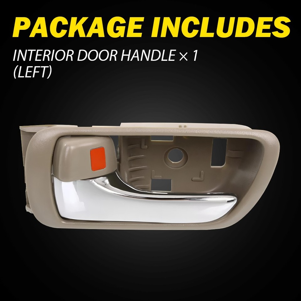 Interior Door Handle For 02-06 Toyota Camry Front +RearLeft Inner Beige ...