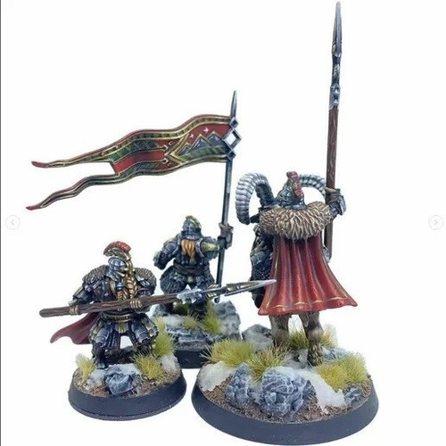 Metal Mountain Dwarf War Veterans Fantasy 28mm Resin Miniatures | eBay