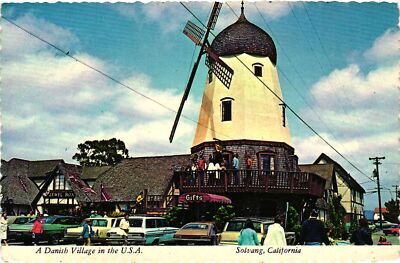 Vintage Postcard 4x6- WINDMILL, SOLVANG, CA. | eBay