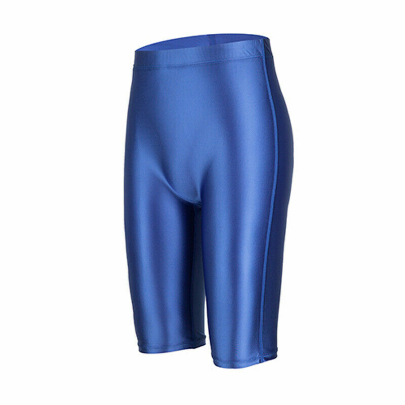 LEOHEX Women Shiny Glossy Shorts Leggings Opaque Sports Fitness Five ...