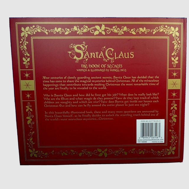 Santa Claus The Book of Secrets Written and Illustrated by Russell Ince ...